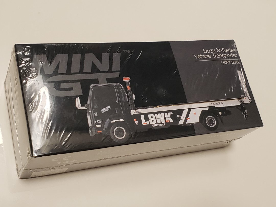 Tiny / Mini GT - Isuzu N-Series Vehicle Transporter LBWK Black, 興趣及遊戲 ...
