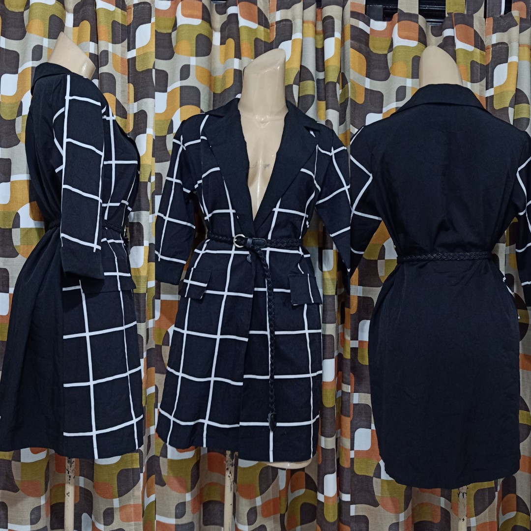 Topper Dress, Women's Fashion, Coats, Jackets and Outerwear on Carousell