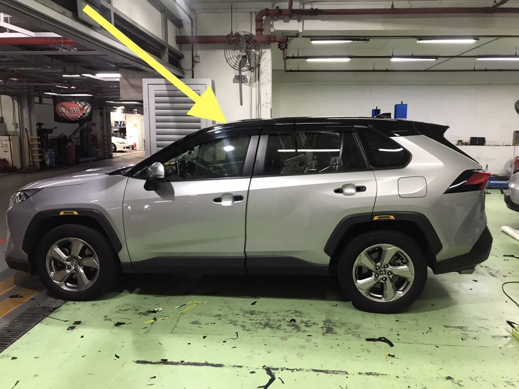 Toyota RAV4 half cut design, Car Accessories, Accessories on Carousell