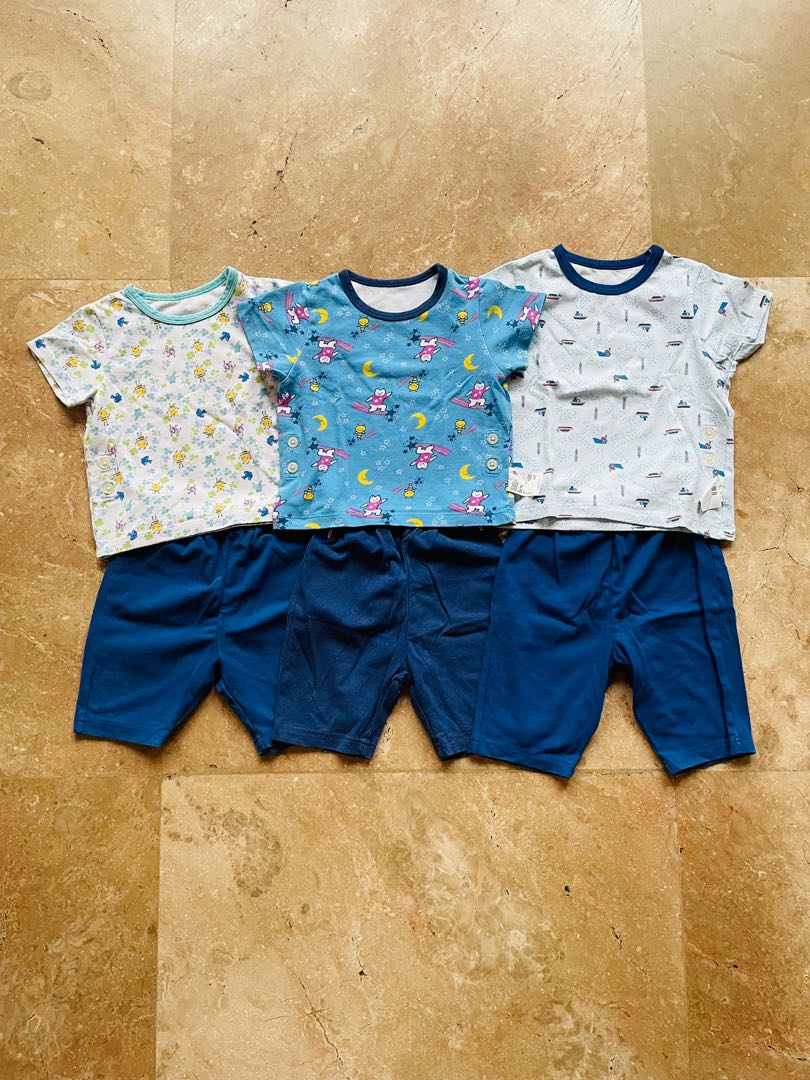 Uniqlo Baby Blue Coordinates Bundle, Babies & Kids, Babies & Kids ...