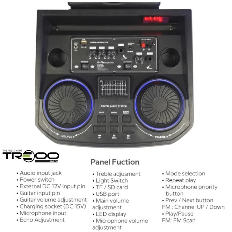 [Official] Vinnfier FlipGear Tango 313 WMU Wireless Bluetooth Trolley Portable Speaker with ...