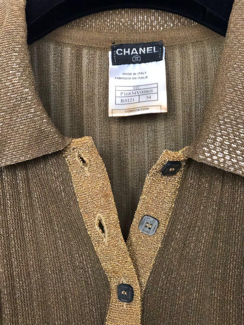 Vintage Chanel top, Women's Fashion, Tops, Blouses on Carousell