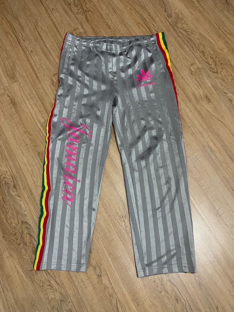 Vintage Jamaican Rasta Track pants, Men's Fashion, Bottoms, Joggers on ...