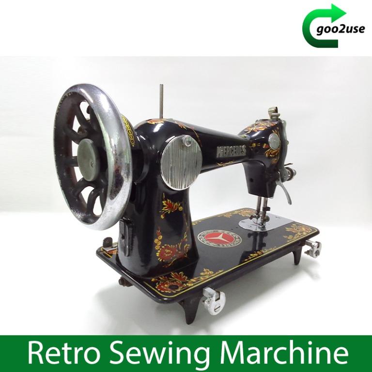 Vintage Retro Mercedes Antique Sewing Machine, Hobbies & Toys ...