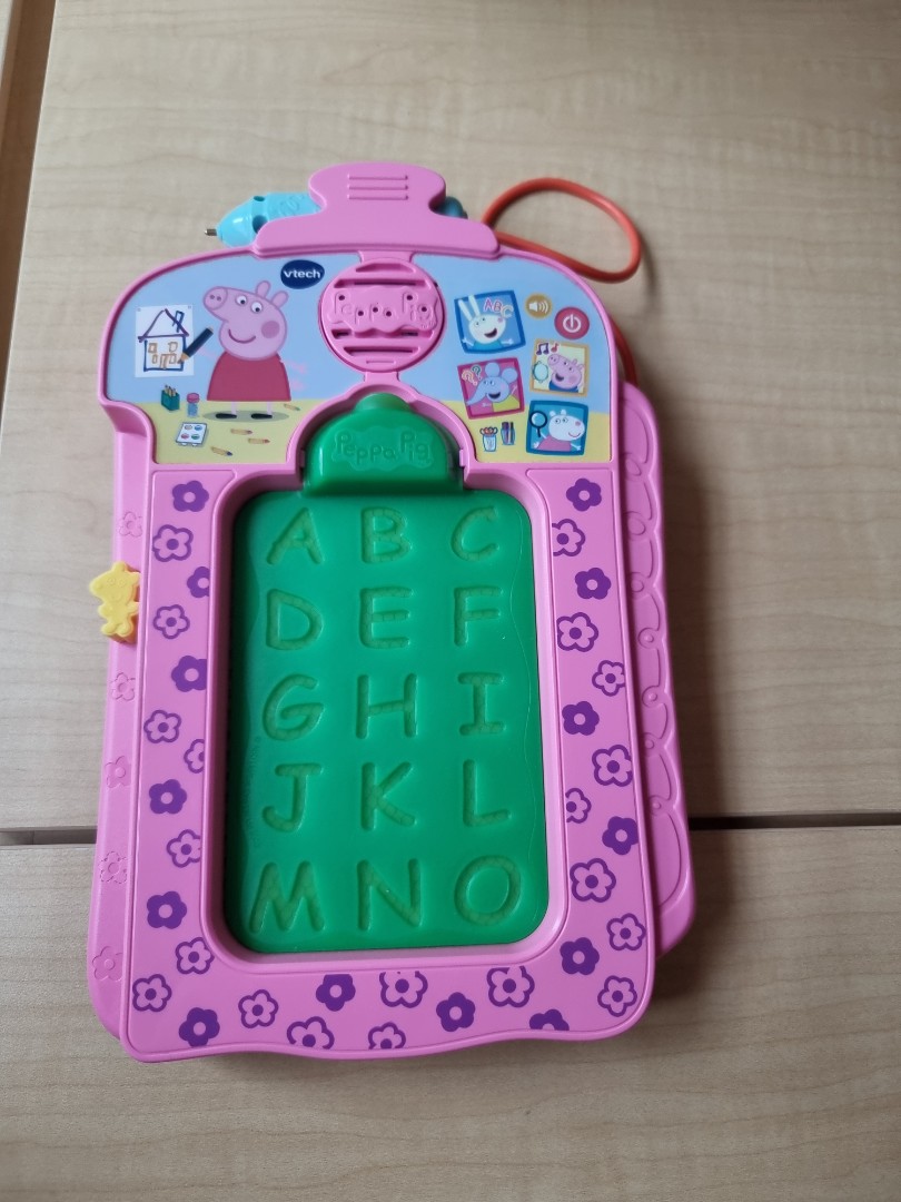 Vtech Peppa Pig Scribbles and Sounds Doodle Board, Hobbies & Toys, Toys ...