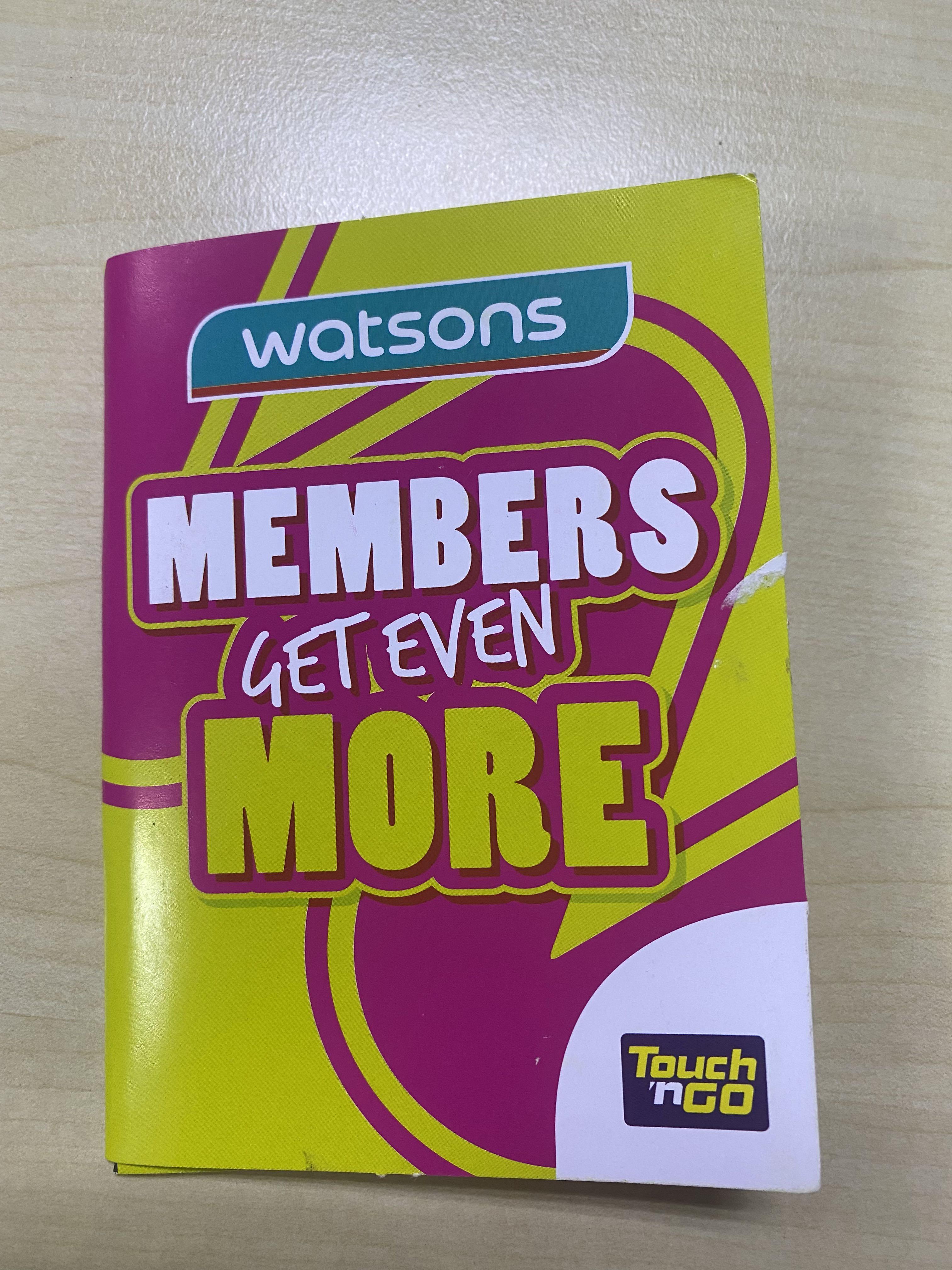 Watson Touch N Go Card (No Expire) Value Rm50+Card, Announcements on ...
