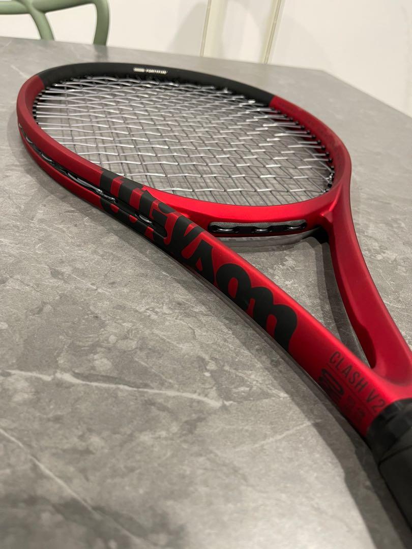 Wilson Clash Pro V2, Sports Equipment, Sports & Games, Racket & Ball ...