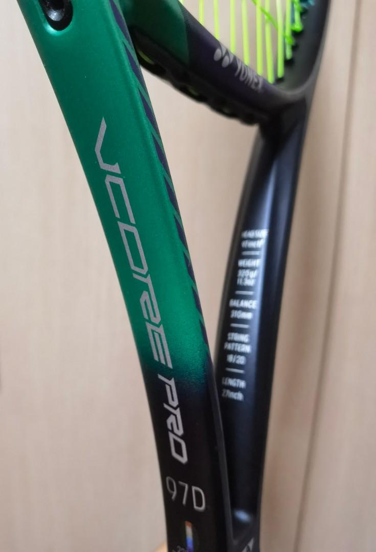 Yonex vcore pro 97D, Sports Equipment, Sports & Games, Racket & Ball ...