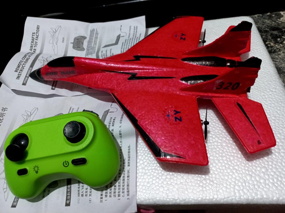 ZY 320 2Ch Remote Control Plane, Hobbies & Toys, Toys & Games on Carousell