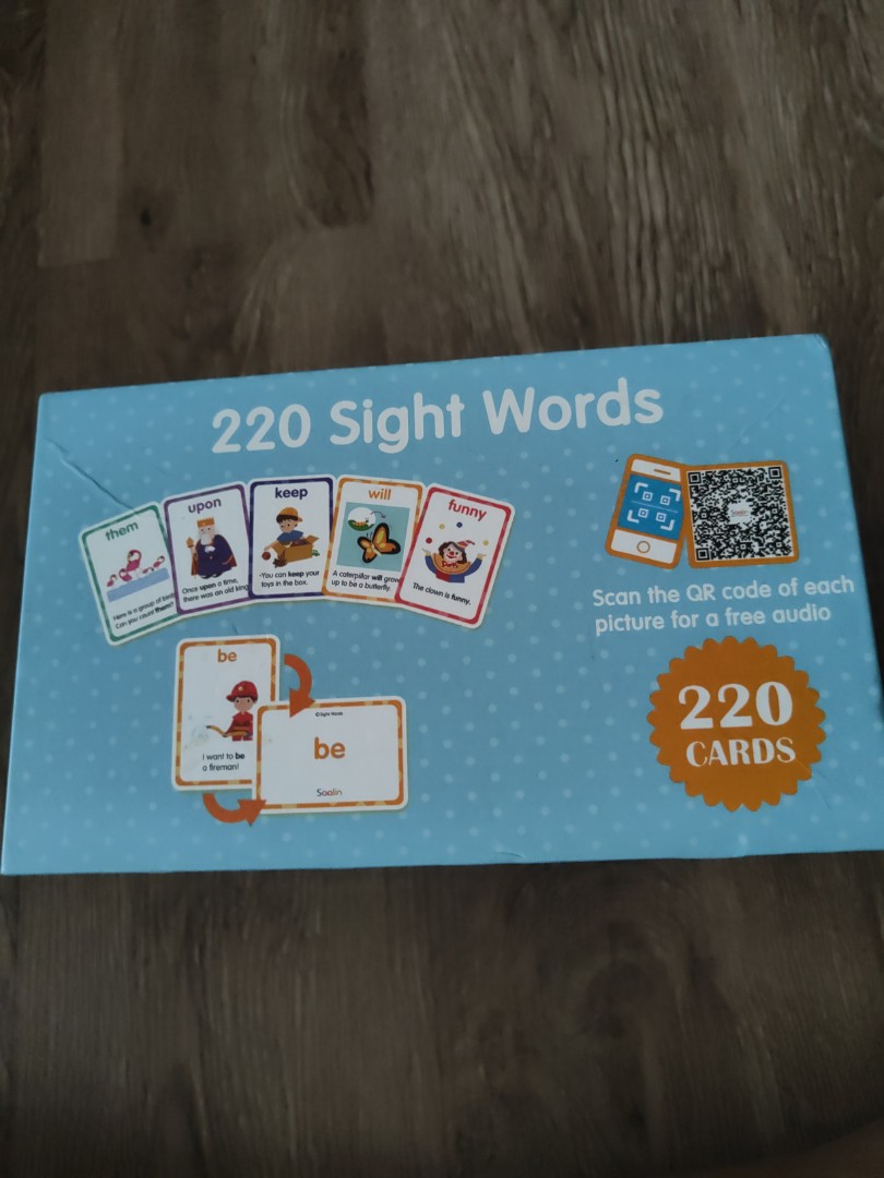 220 sight words, Hobbies & Toys, Books & Magazines, Children's Books on ...