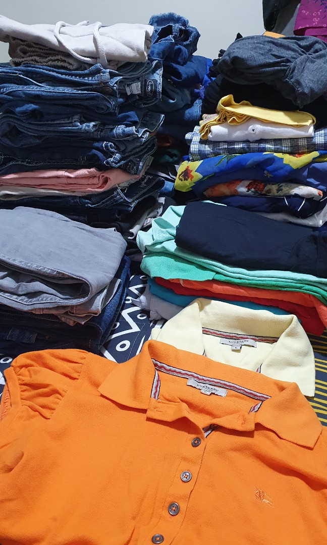 66 pcs. Mix Clothes Good as new, Women's Fashion, Bottoms, Jeans on ...