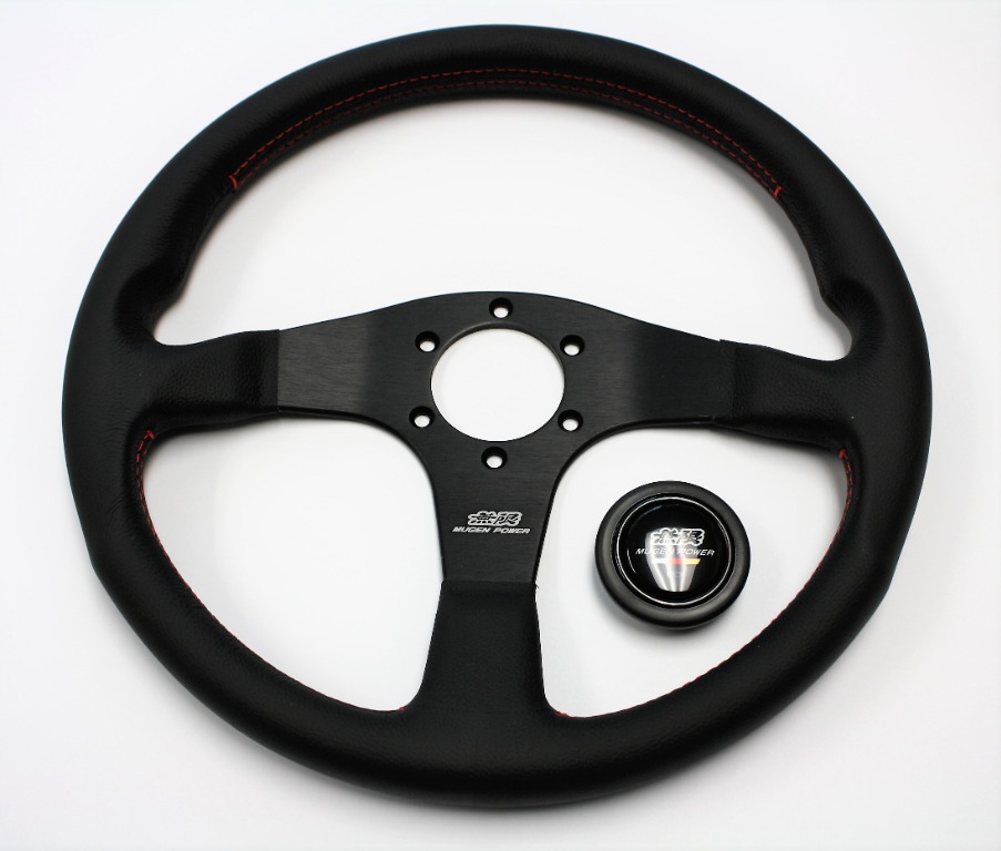 日本直送 MUGEN 無限 steering wheel, 汽車配件, 其他 - Carousell