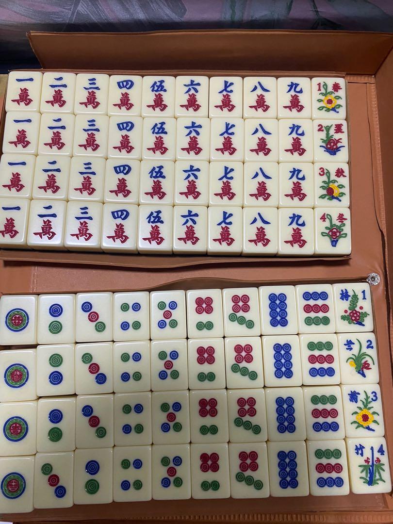 A1 Light Blue Mahjong Tile, Hobbies & Toys, Toys & Games on Carousell