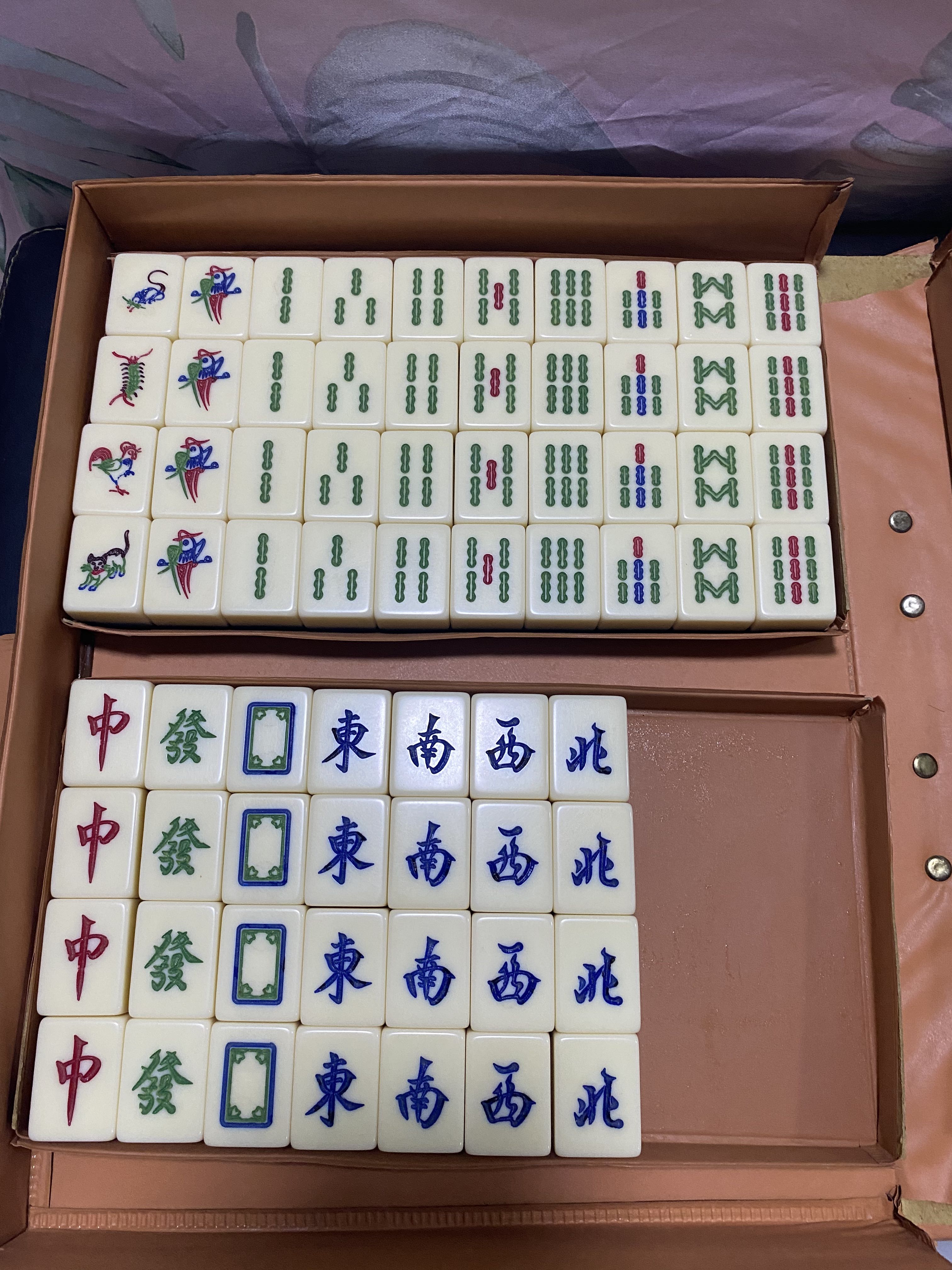 A1 Light Blue Mahjong Tile, Hobbies & Toys, Toys & Games on Carousell