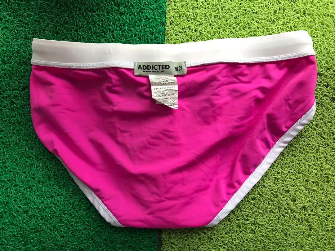 ADDICTED 男裝泳褲 粉紅色 灰色 比堅尼 Speedo Arena, 男裝, 褲＆半截裙, 內褲 boxer - Carousell