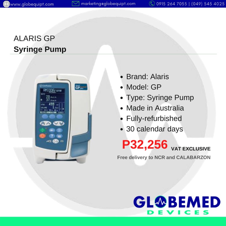 Alaris GP Syringe Pump, Health & Nutrition, Health Monitors & Weighing ...