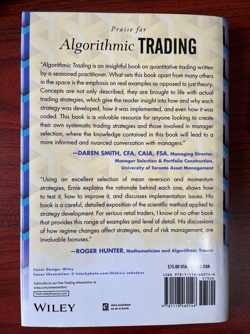 Algorithm Trading Winning Strategies and Their Rationale, Hobbies ...