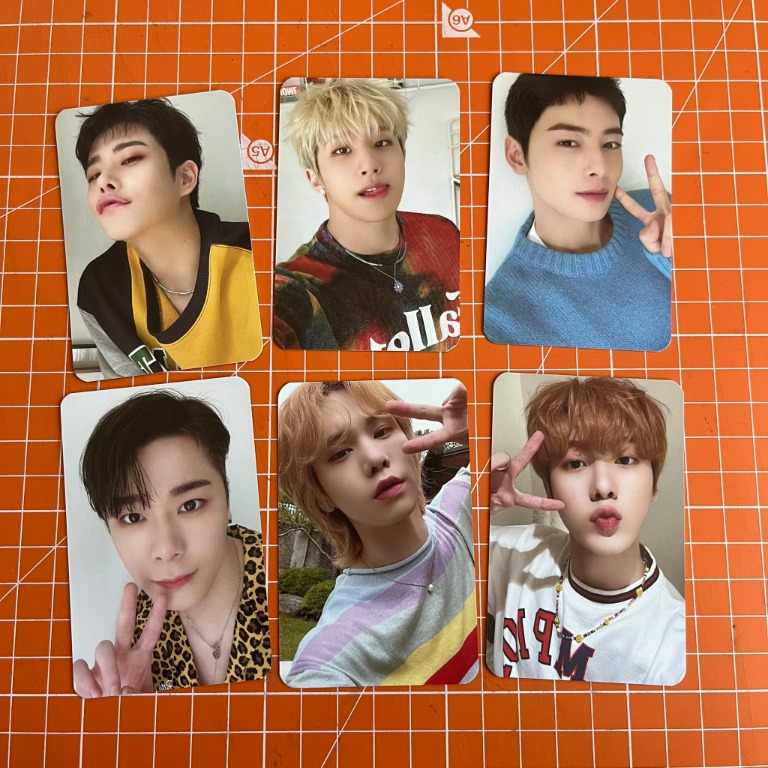 ASTRO AROHA 5th gen photocard set (mj jinjin cha eunwoo moonbin rocky yoon sanha), Hobbies ...