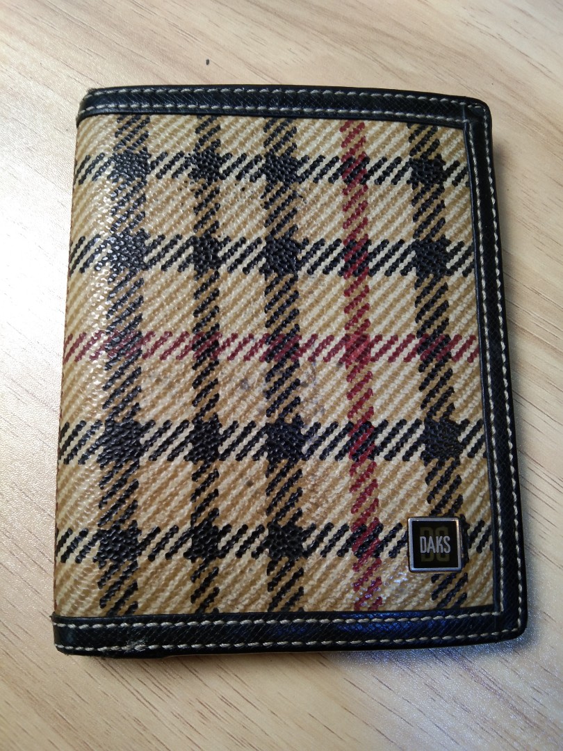 AUTHENTIC DAKS BIFOLD WALLET, Men's Fashion, Watches & Accessories ...