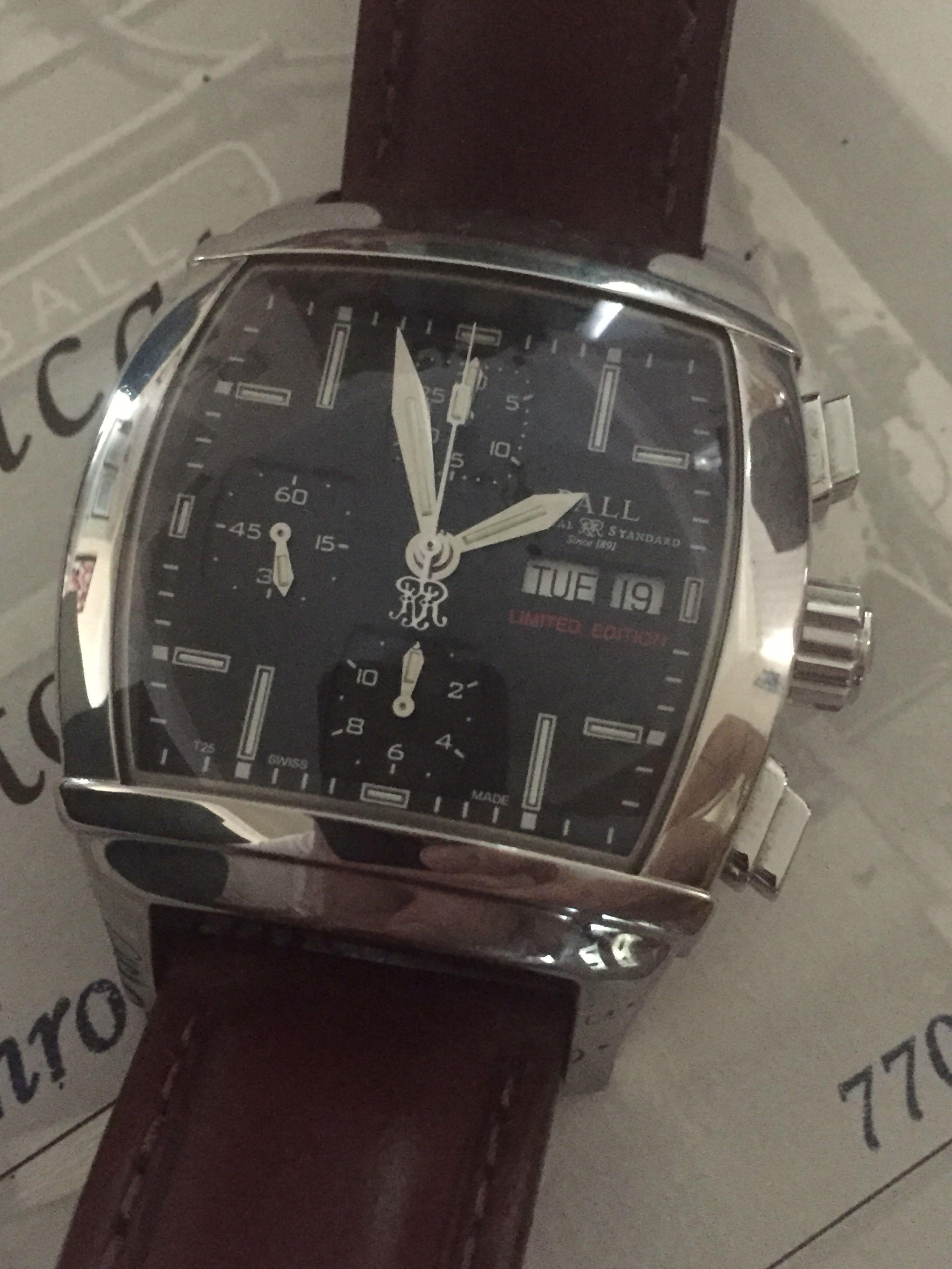 Ball “Conductor” Series Chronograph Limited Edition, Luxury, Watches on ...