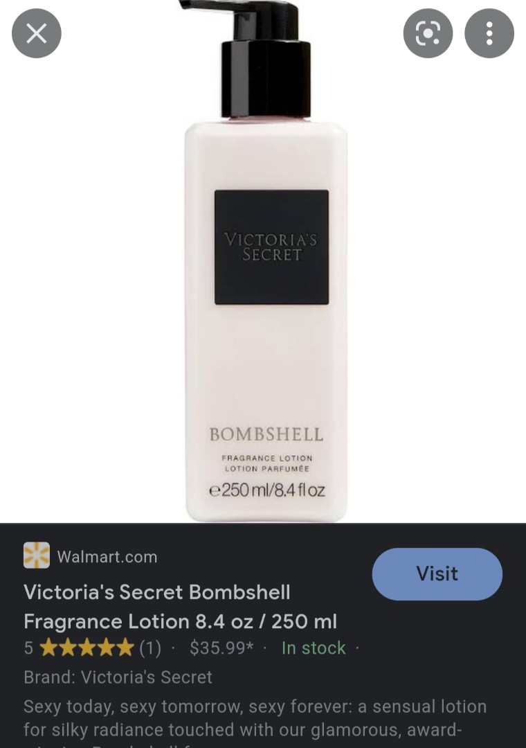 BOMB SHELL fragrance lotion, Beauty & Personal Care, Bath & Body, Body ...