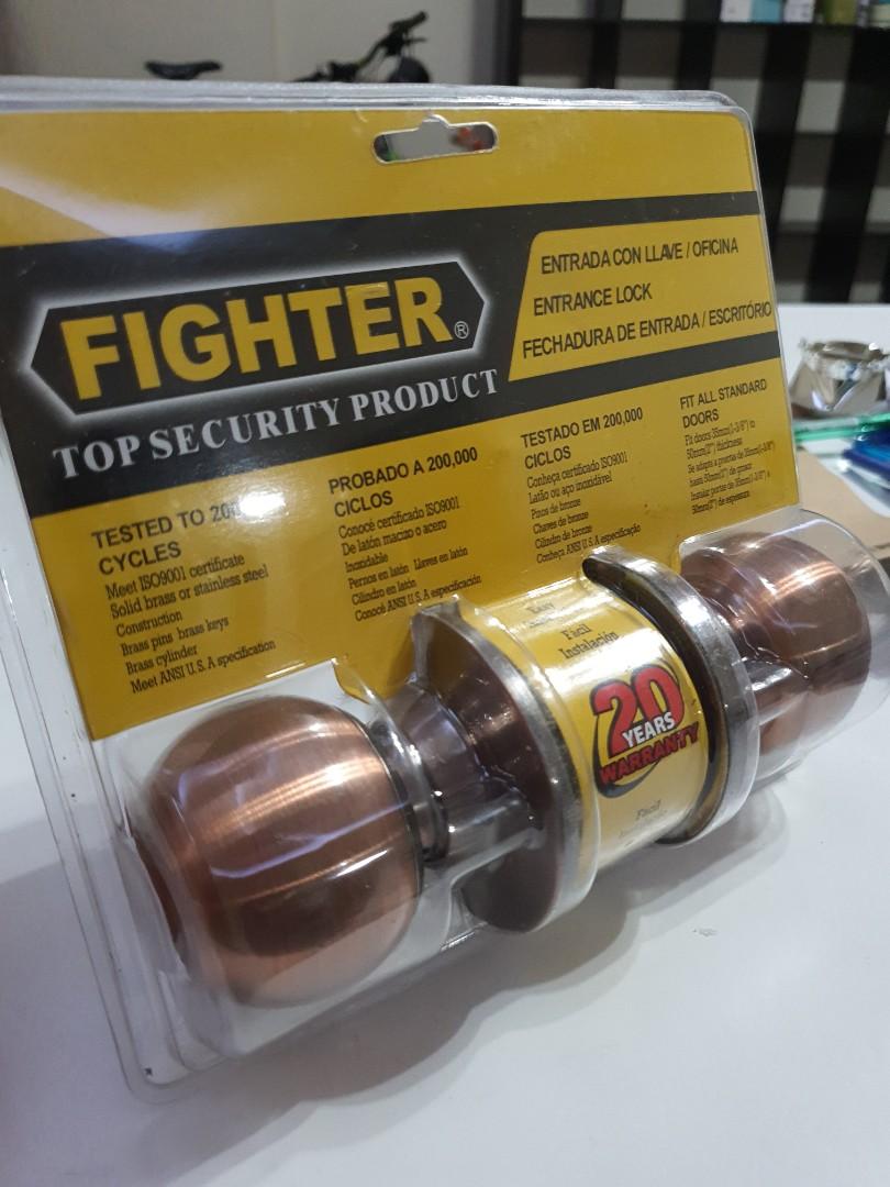 Bronze Fighter door locks, Furniture & Home Living, Security & Locks ...