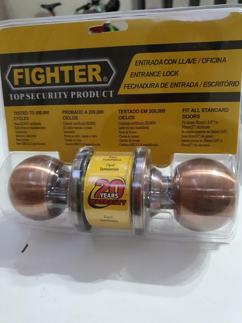 Bronze Fighter door locks, Furniture & Home Living, Security & Locks ...
