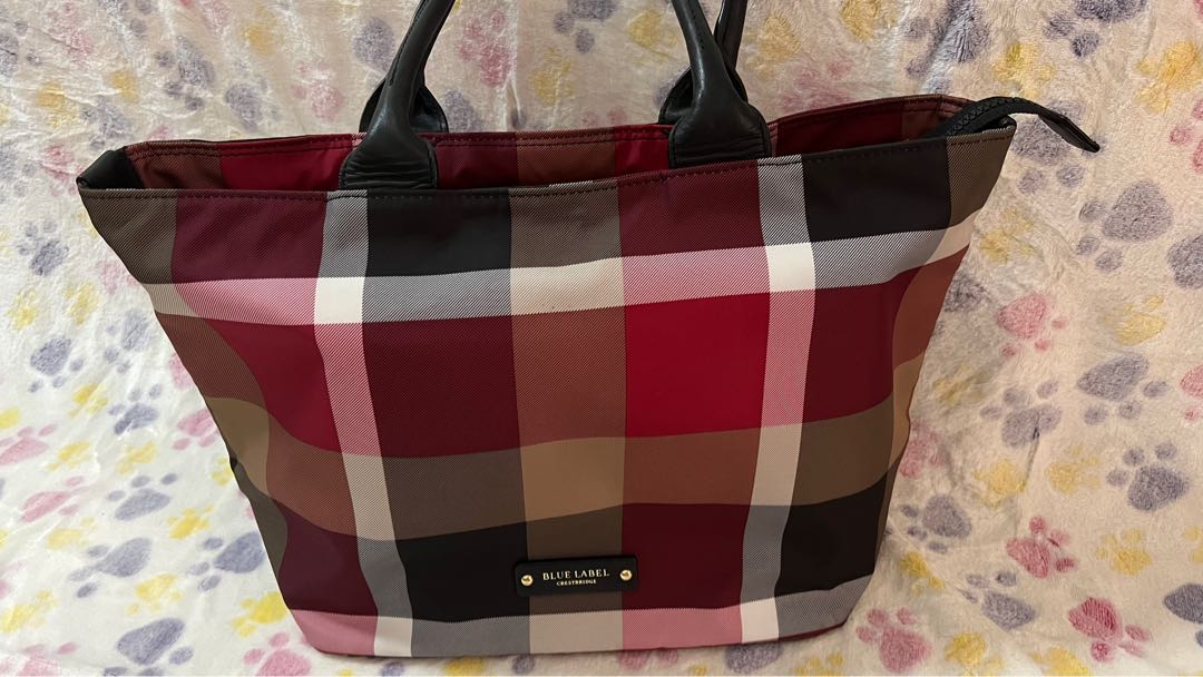 Burberry Blue Label Tote Bag, Women's Fashion, Bags & Wallets, Shoulder ...