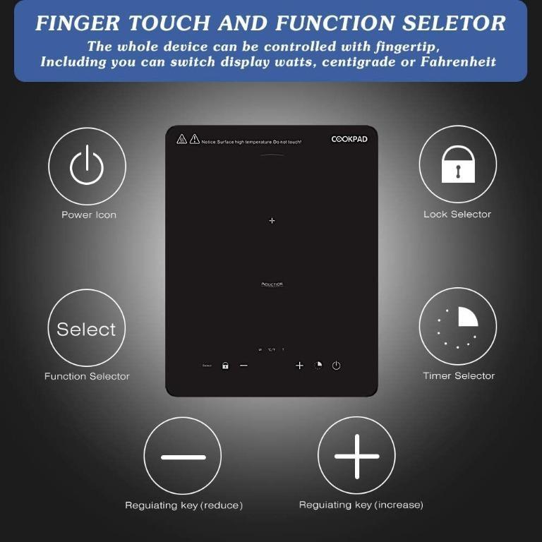 [C7006] COOKPAD Induction Hob,Single Cooktop,Portable Hotpot, Electric ...