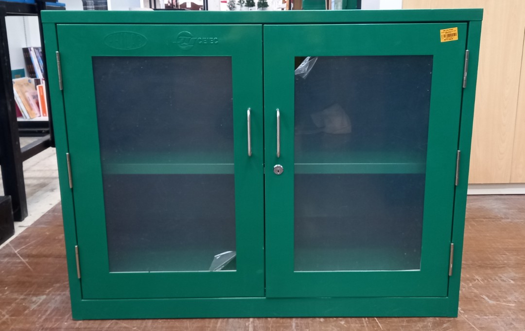 Cabinet Steel 2 Layer 2 Door, Furniture & Home Living, Office Furniture ...