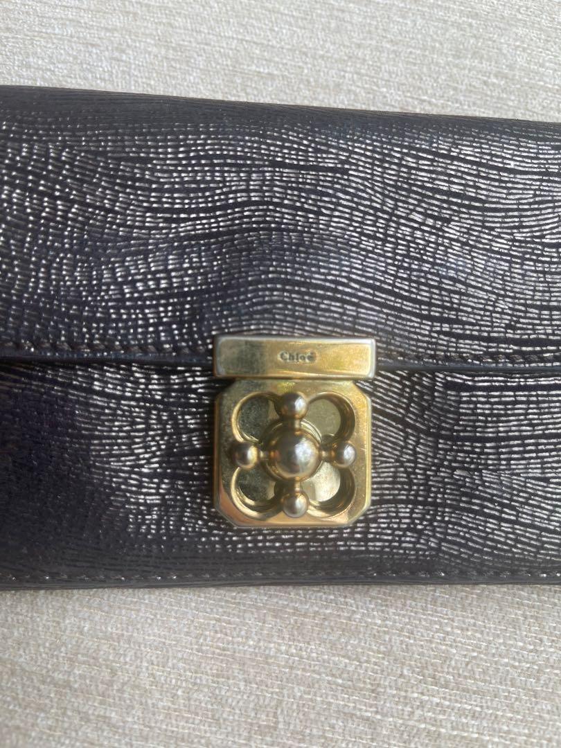 Chloe dark bronze shining wallet, Women's Fashion, Bags & Wallets ...