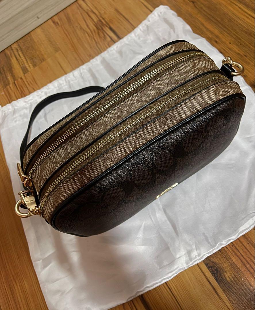Coach Double Zip Camera Bag, Luxury, Bags & Wallets on Carousell