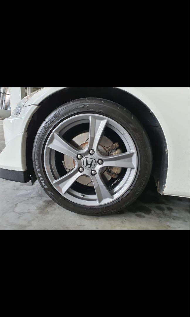 custom S2000 AP2 type S rims, Car Accessories, Tyres & Rims on Carousell
