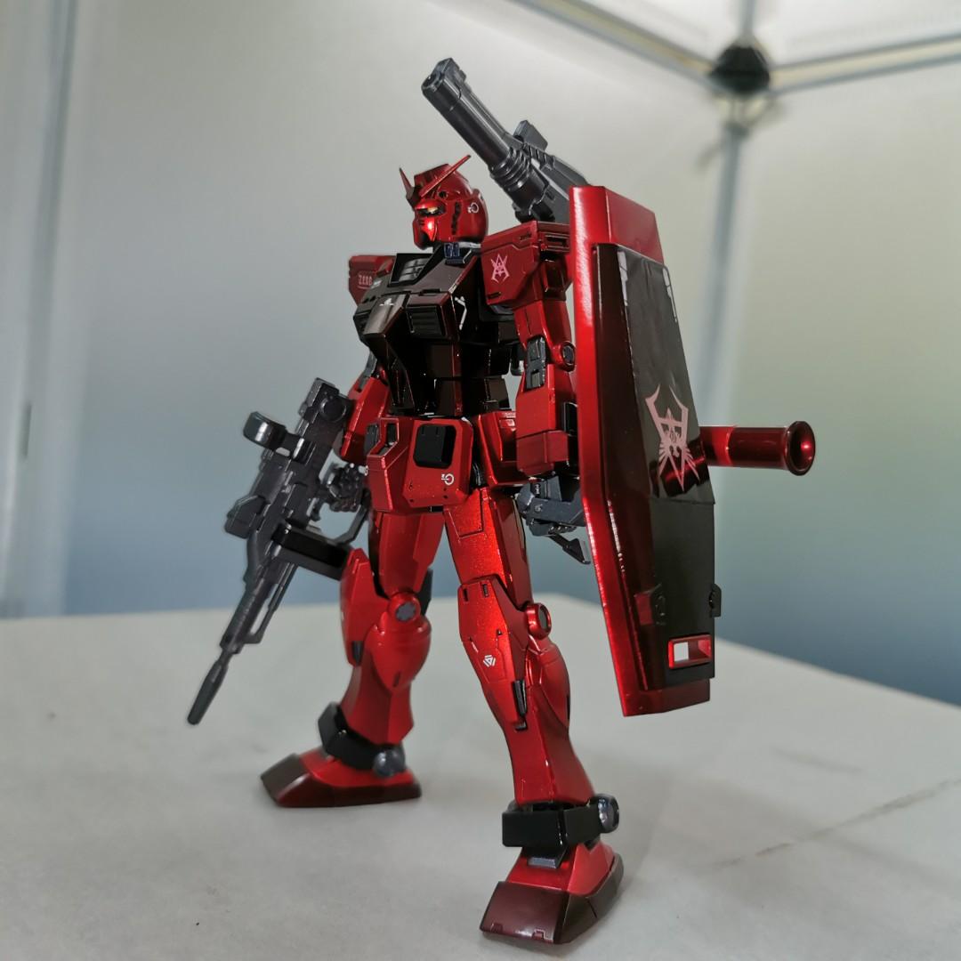 Customised HG gundam origin char colour, Hobbies & Toys, Toys & Games ...