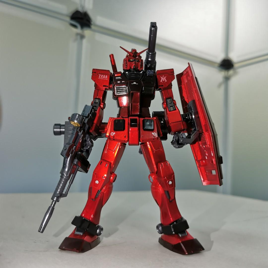 Customised HG gundam origin char colour, Hobbies & Toys, Toys & Games ...