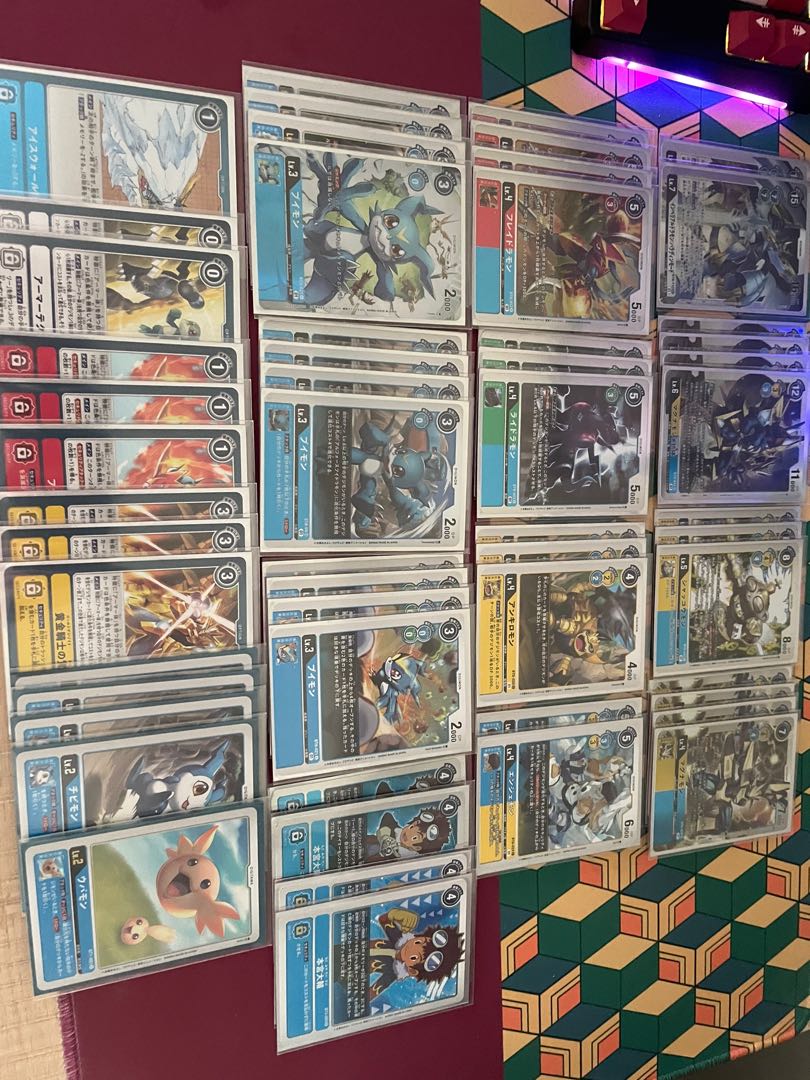 Digimon Blue Armour Magnamon Deck, Hobbies & Toys, Toys & Games on ...