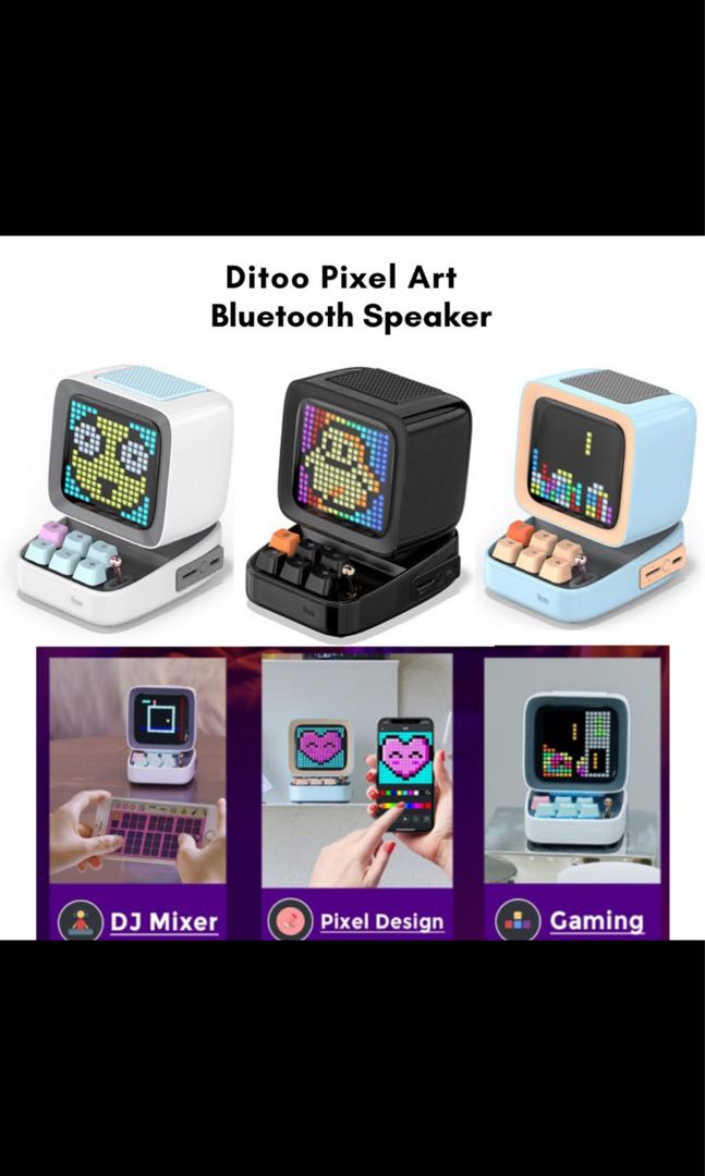 Divoom ditoo plus, Audio, Portable Music Players on Carousell