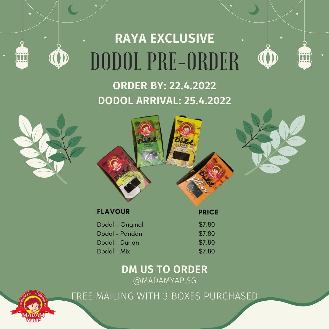 Dodol (Madam Yap), Food & Drinks, Homemade Bakes on Carousell