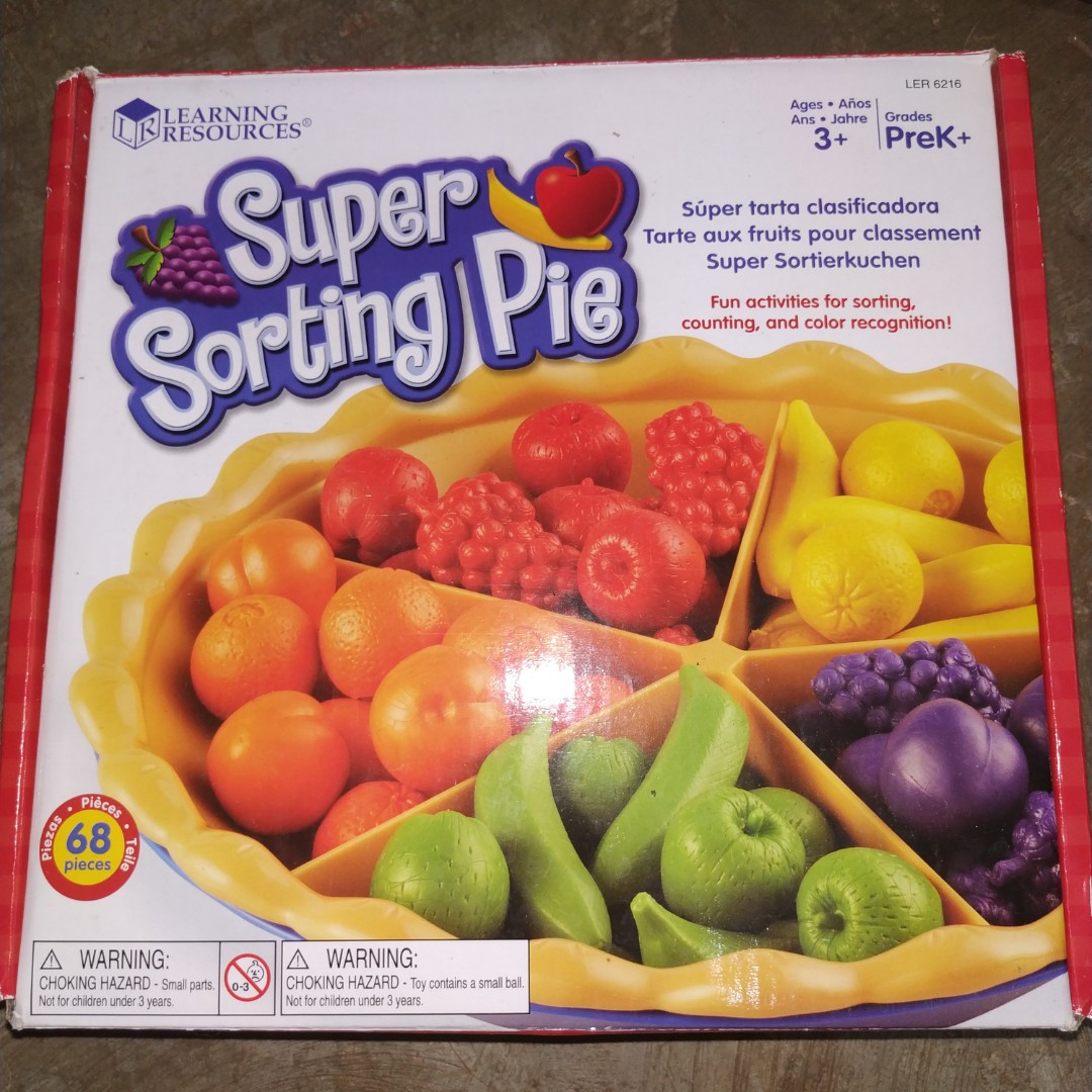 Educational toy || Sorting Pie, Hobbies & Toys, Toys & Games on Carousell