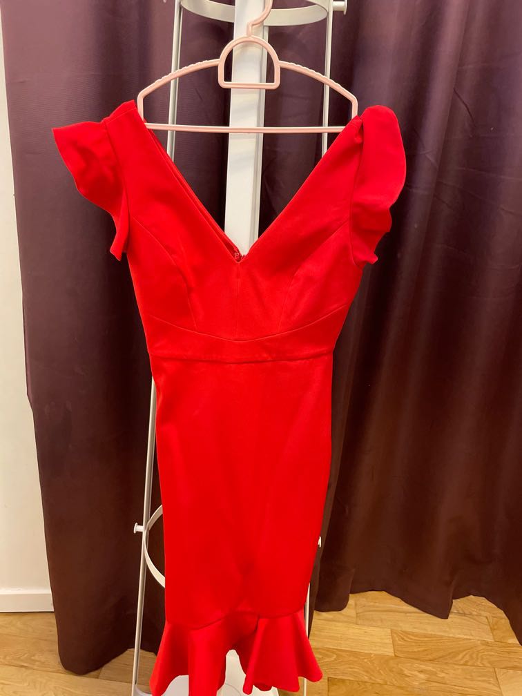 Forever new red dress (Australian brand), Women's Fashion, Dresses ...