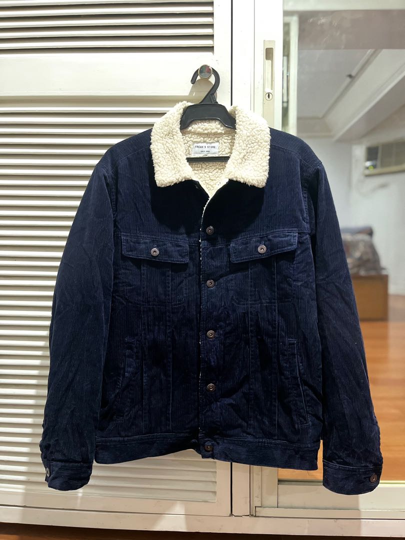 Freak’s Store Japan Rare Vintage Sherpa Corduroy Jacket, Men's Fashion ...