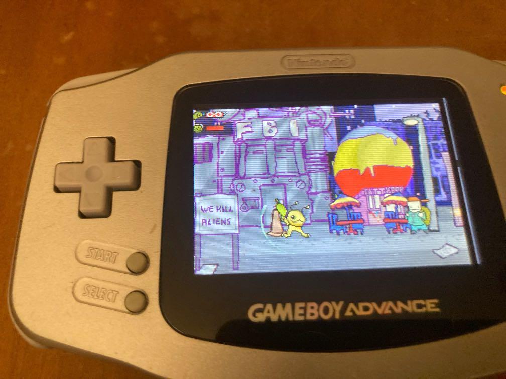 Gameboy Advance backlit mod with Everdrive SD cartridge, Video Gaming ...
