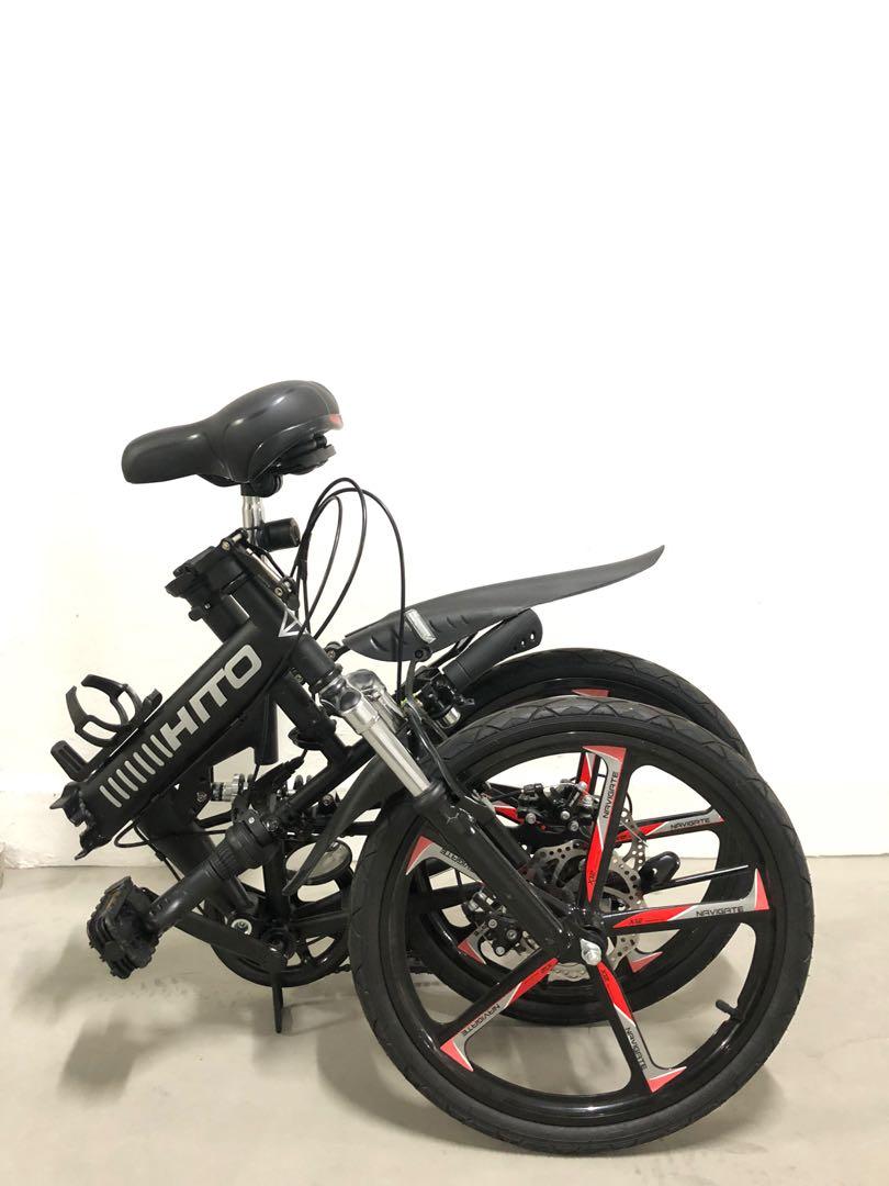 Hito folding bike full suspension, Sports Equipment, Bicycles & Parts ...