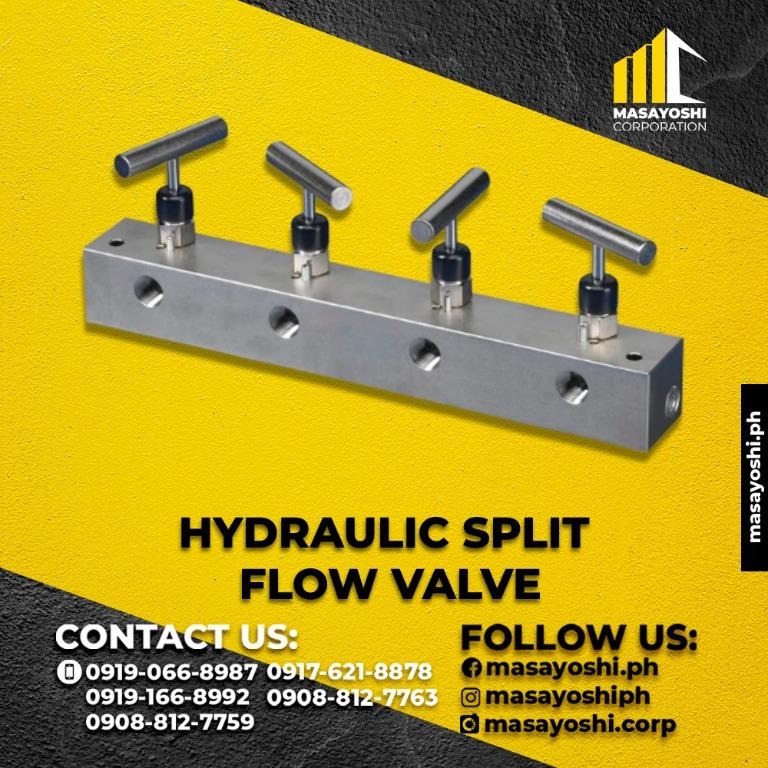 Hydraulic Split Flow Valve 4 | Hydraulics | Manifold | Flow Divider ...
