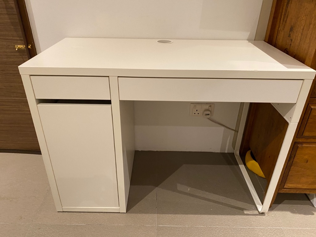 IKEA Micke Desks, white, 105 x 50 cm, 2 available, Furniture & Home ...