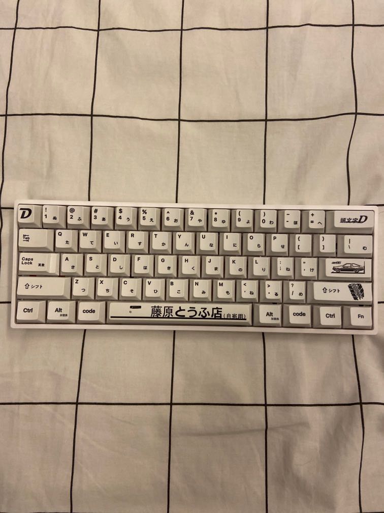 Initial D custom keyboard, Computers & Tech, Parts & Accessories ...