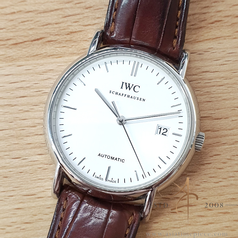 IWC Portofino IW353312 3533 White Dial Automatic 38mm, Luxury, Watches ...