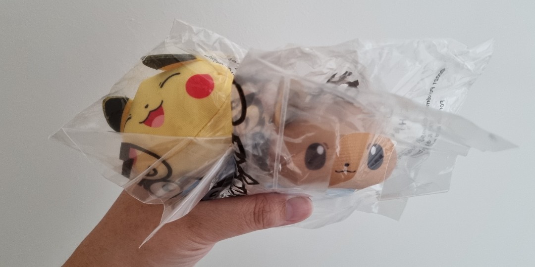 [BNIB] Jewel Changi exclusive Pokémon mini squishy plushies (Pikachu ...