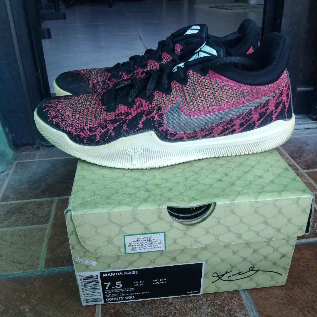Kobe Mamba Rage, Men's Fashion, Footwear, Sneakers on Carousell