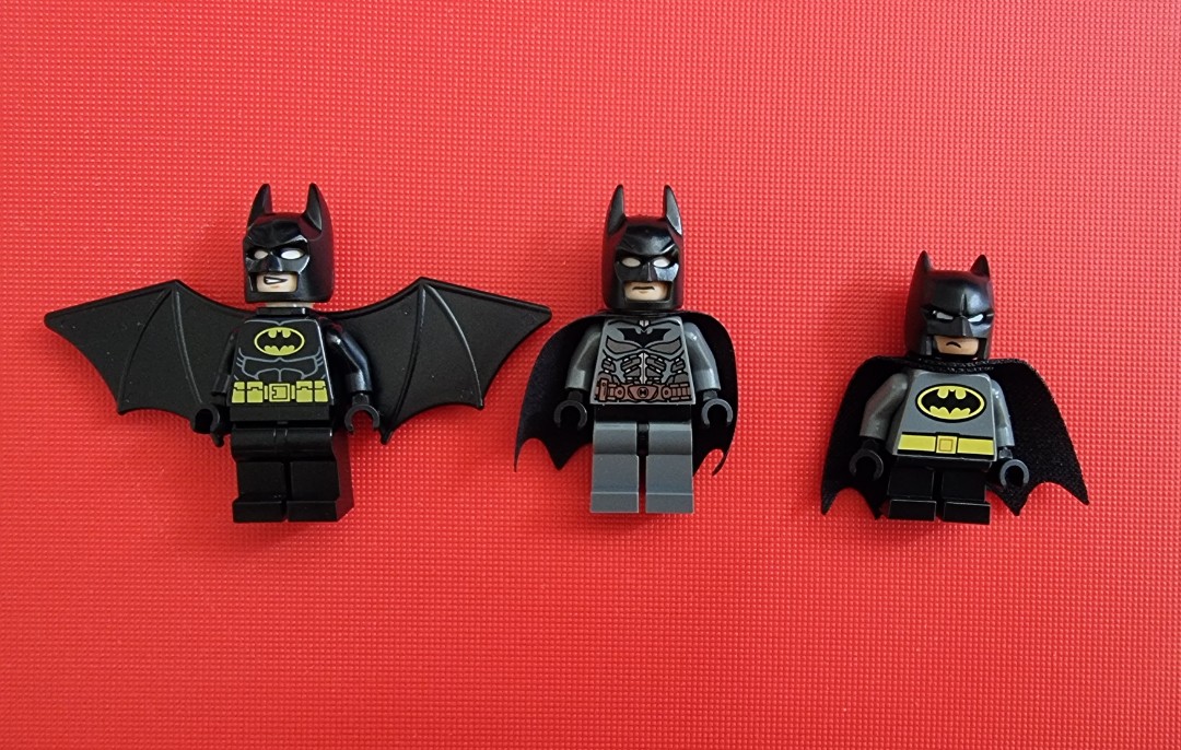 Lego Batmen Black Wings (sh048),Dark Bluish Gray Suit with Copper Belt ...